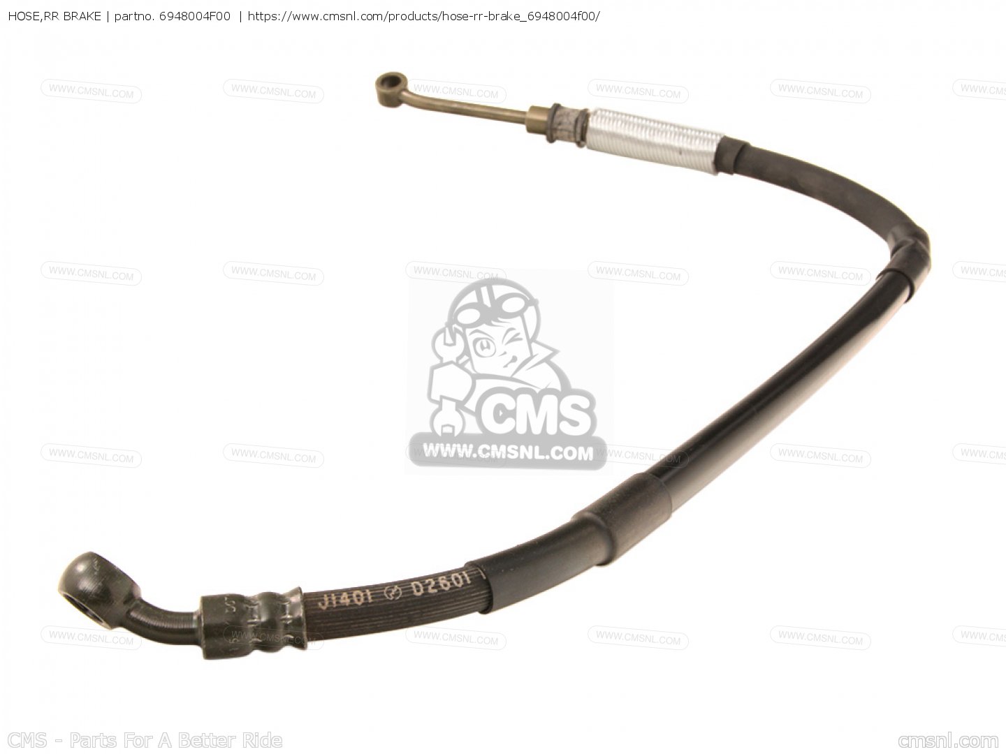 6948004F00: HOSE,RR BRAKE Suzuki - buy the 69480-04F00 at CMSNL