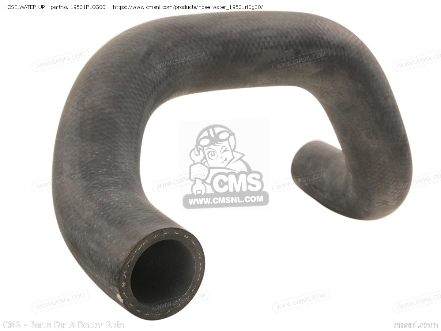 19501RL0G00: HOSE,WATER UP Honda - buy the 19501-RL0-G00 at CMSNL