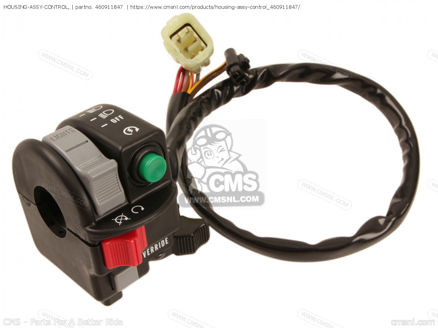 460911847: HOUSING-ASSY-CONTROL, Kawasaki - buy the 46091-1847 at CMSNL