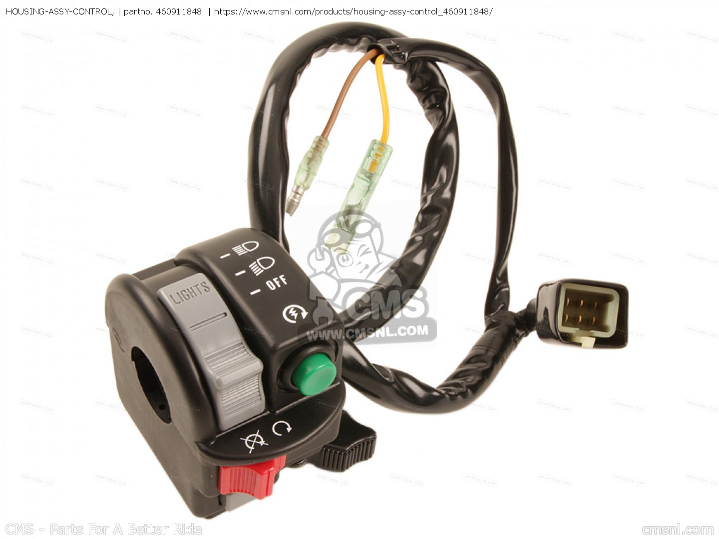 460911848: HOUSING-ASSY-CONTROL, Kawasaki - buy the 46091-1848 at CMSNL