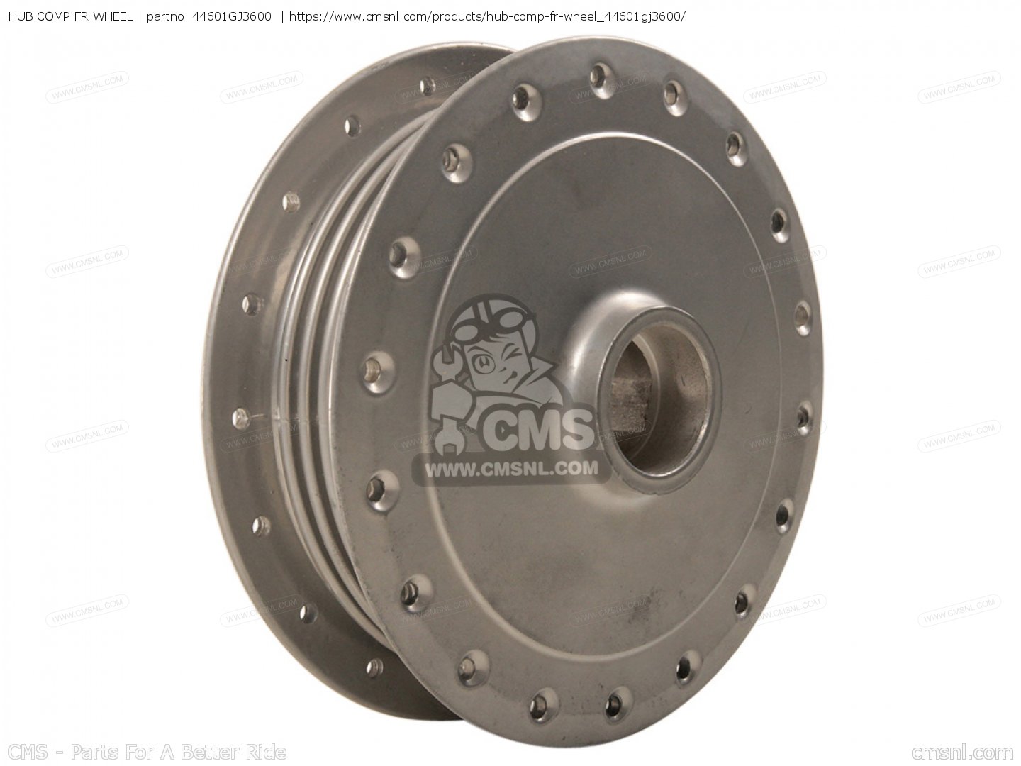 44601GJ3600: Hub Comp Fr Wheel Honda - buy the 44601-GJ3-600 at CMSNL