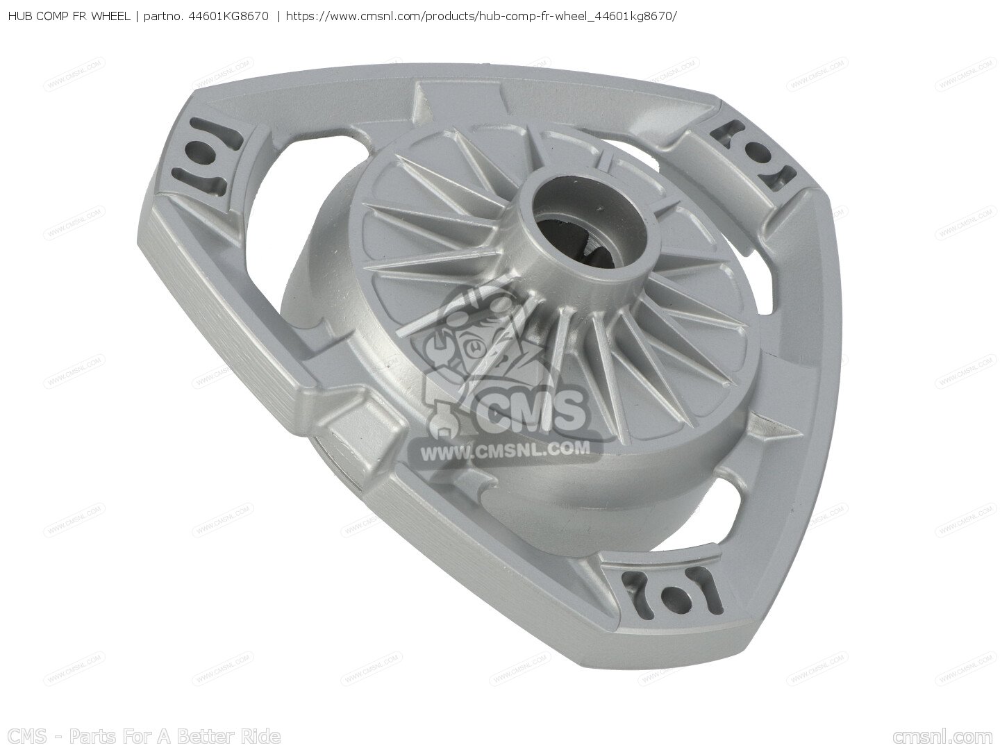 44601KG8670: Hub Comp Fr Wheel Honda - buy the 44601-KG8-670 at CMSNL