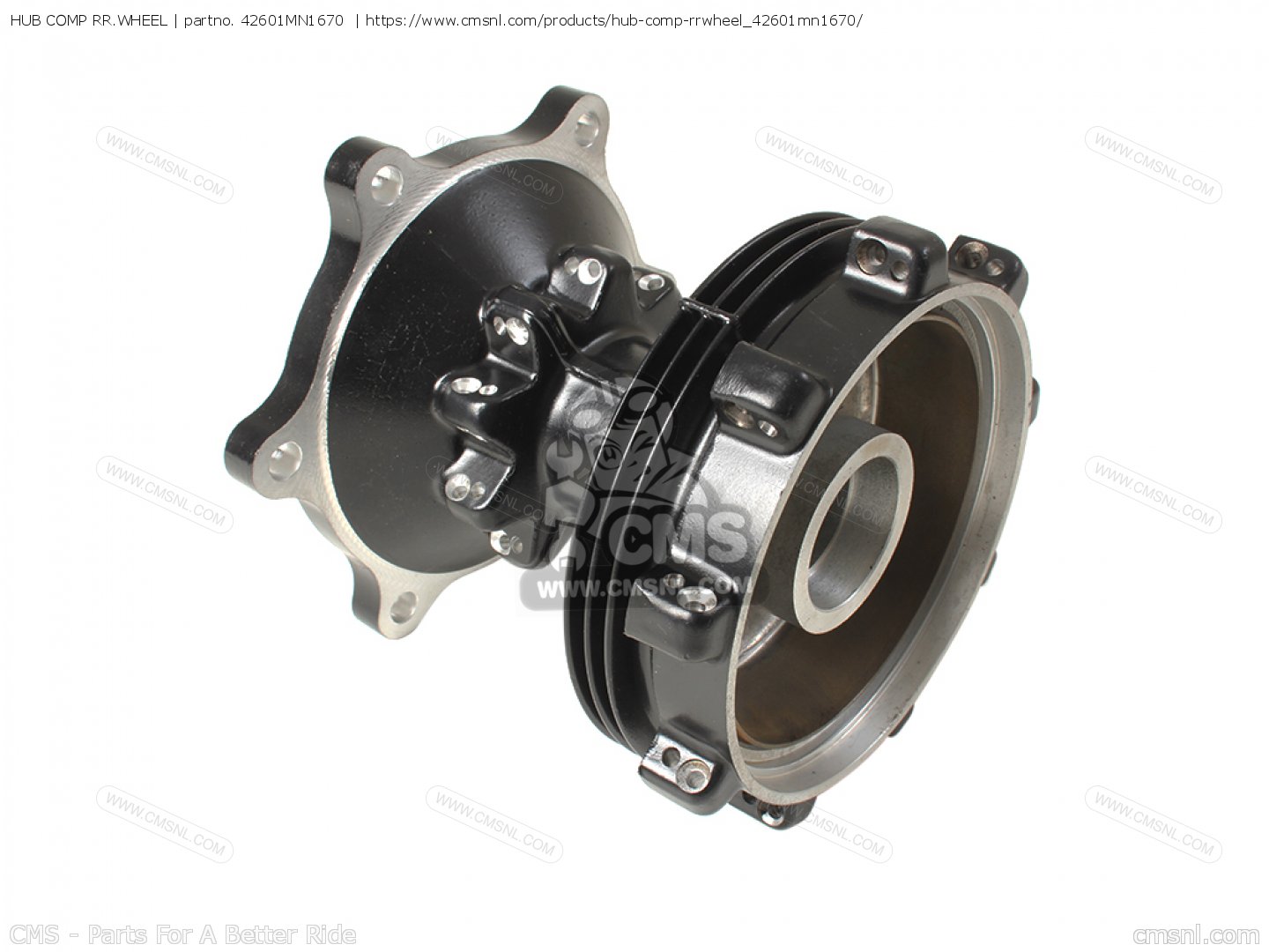 42601MN1670: HUB COMP RR.WHEEL Honda - buy the 42601-MN1-670 at CMSNL