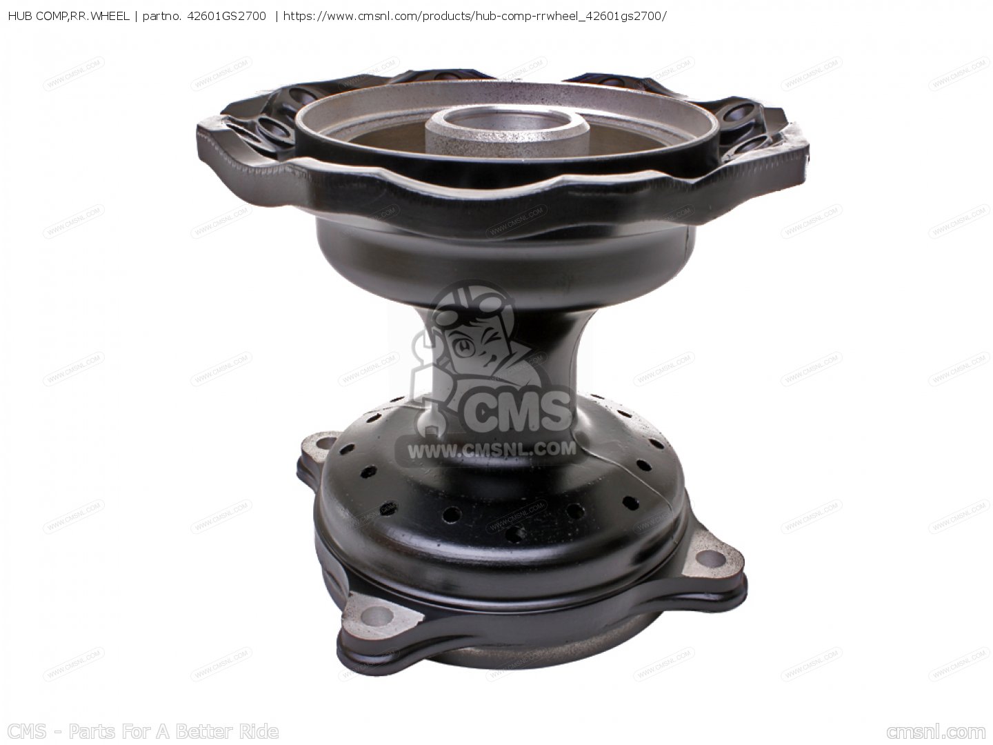 42601GS2700: HUB COMP,RR.WHEEL Honda - buy the 42601-GS2-700 at CMSNL