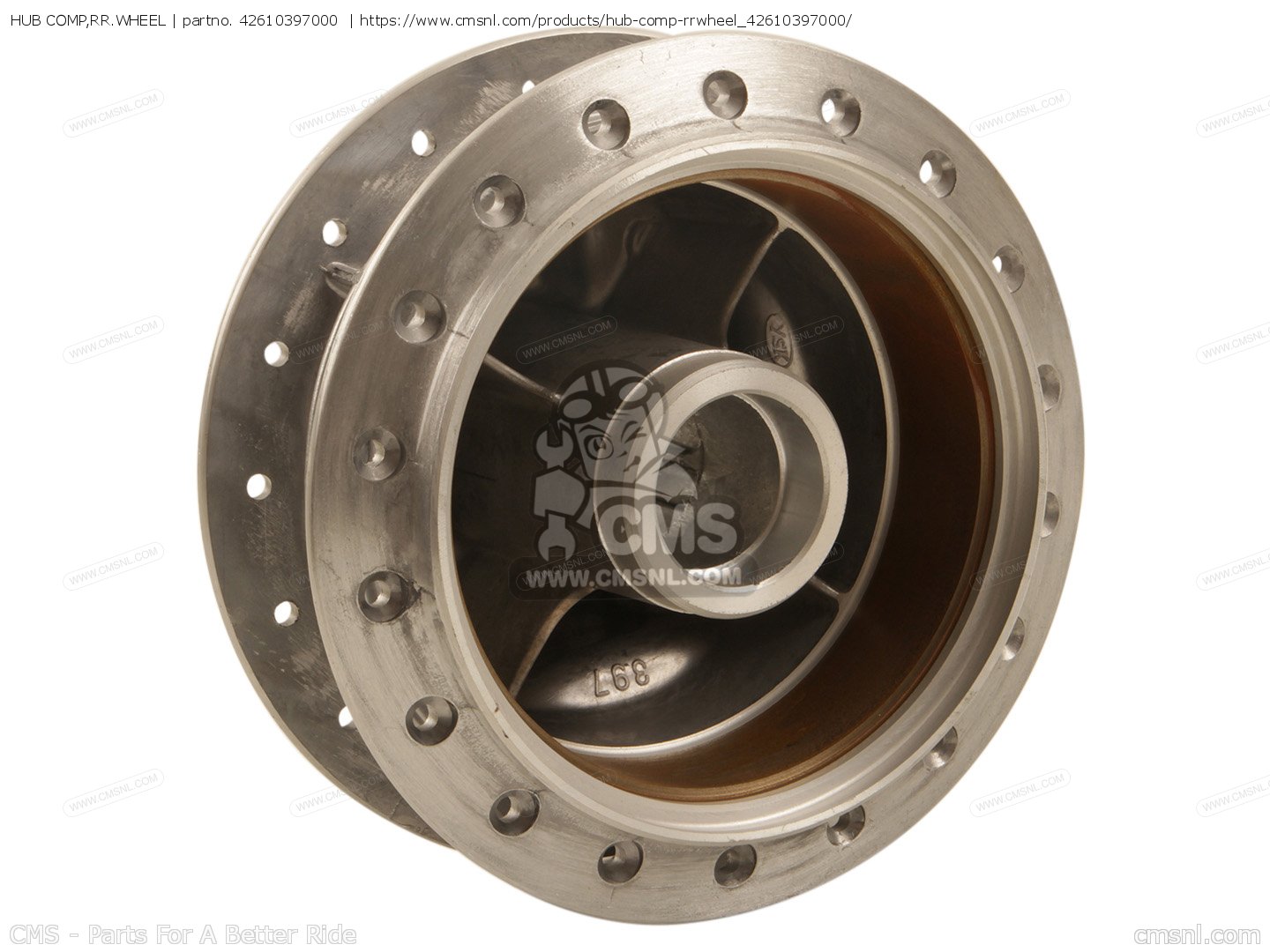 42610397000: HUB COMP,RR.WHEEL Honda - buy the 42610-397-000 at CMSNL