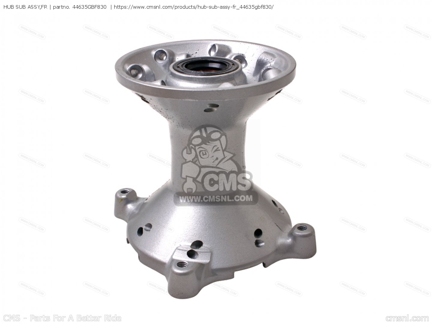 44635GBF830: HUB SUB ASSY,FR Honda - buy the 44635-GBF-830 at CMSNL