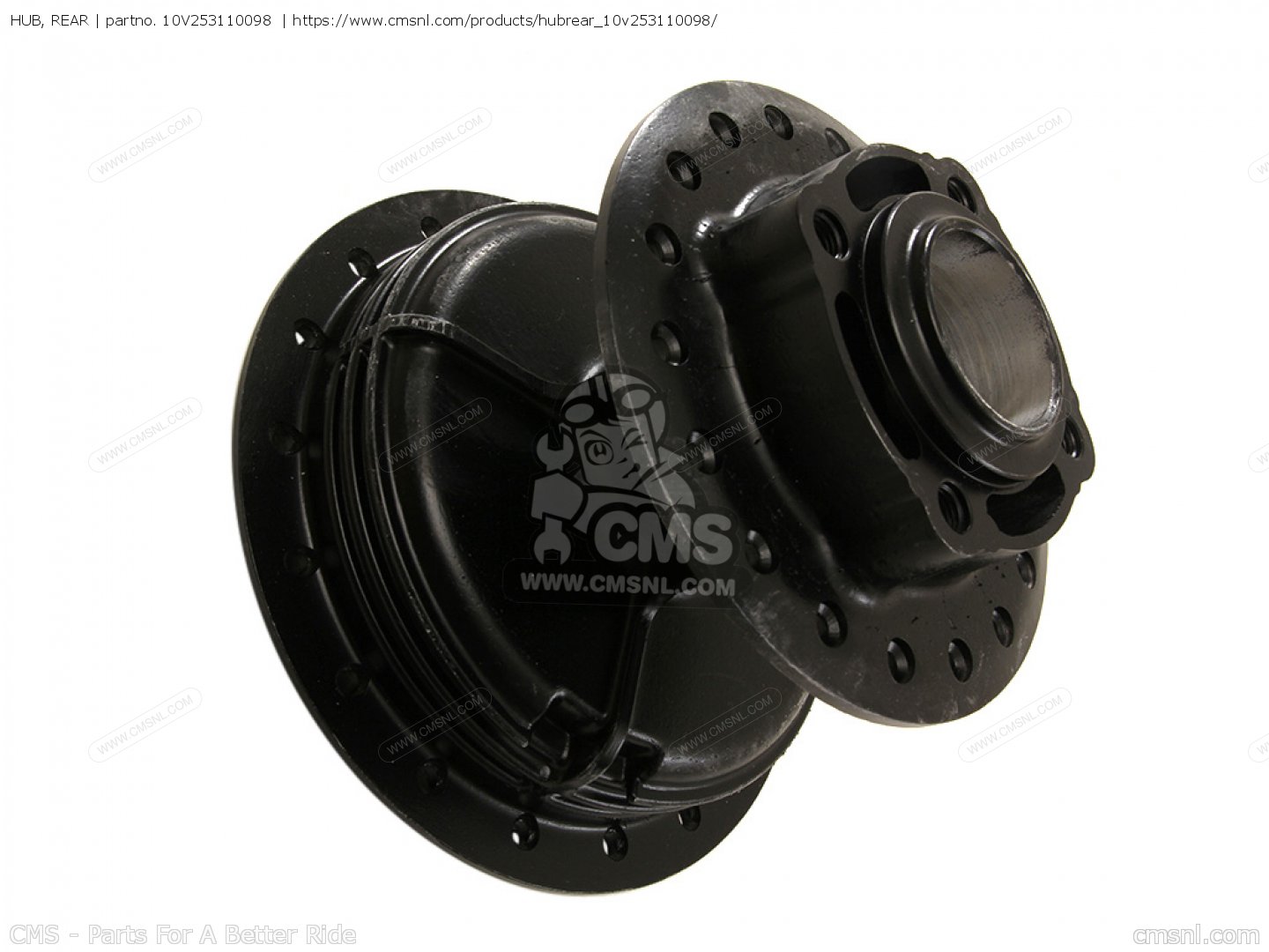 10V253110098: Hub, Rear Yamaha - buy the 10V-25311-00-98 at CMSNL