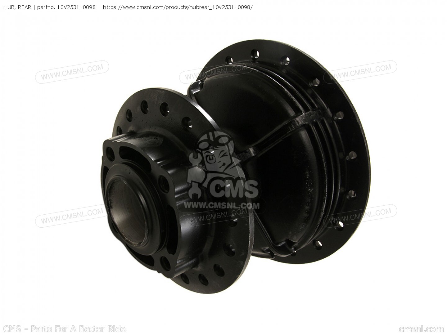 10V253110098: Hub, Rear Yamaha - buy the 10V-25311-00-98 at CMSNL