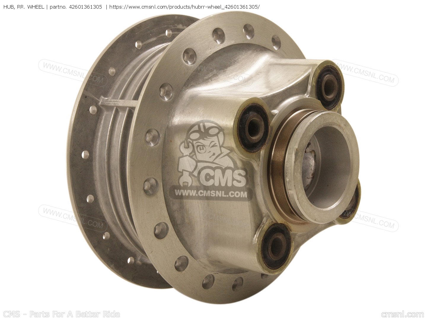 HUB, RR. WHEEL for MT125 ELSINORE 1974 K0 USA - order at CMSNL