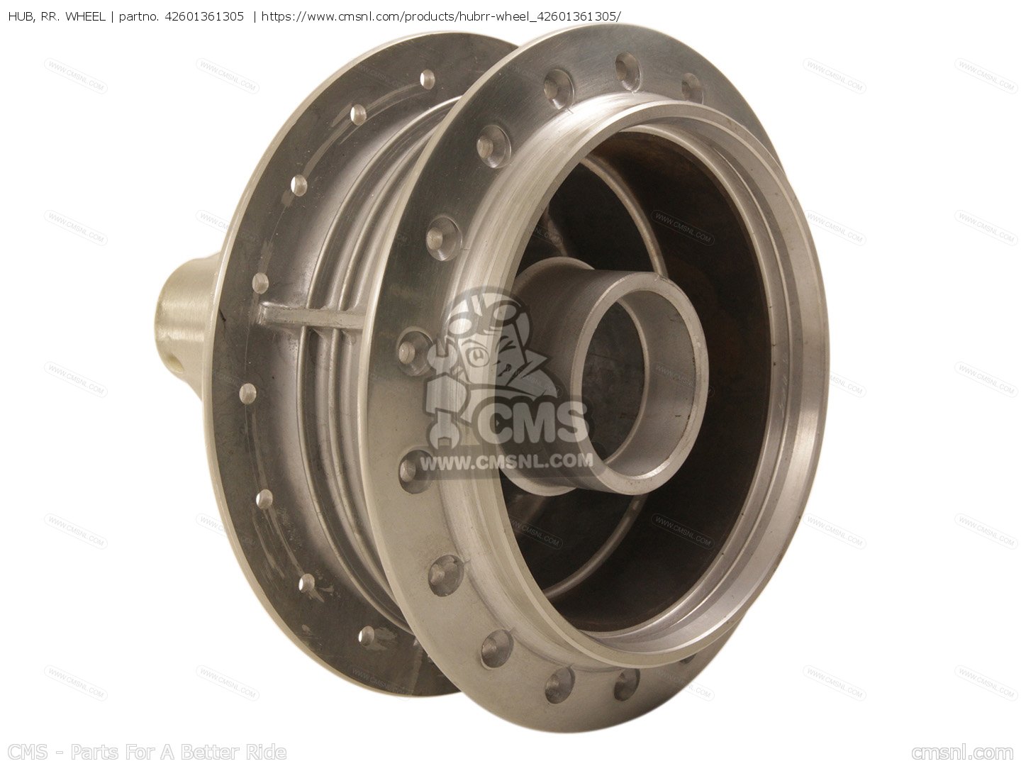 HUB, RR. WHEEL for MT125 ELSINORE 1974 K0 USA - order at CMSNL