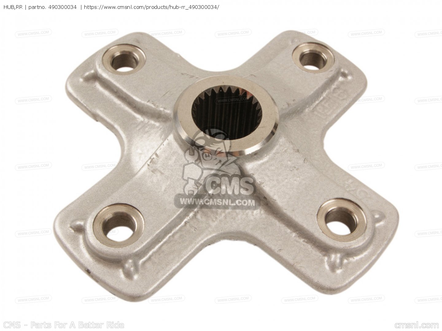 490300034: HUB,RR Kawasaki - buy the 49030-0034 at CMSNL