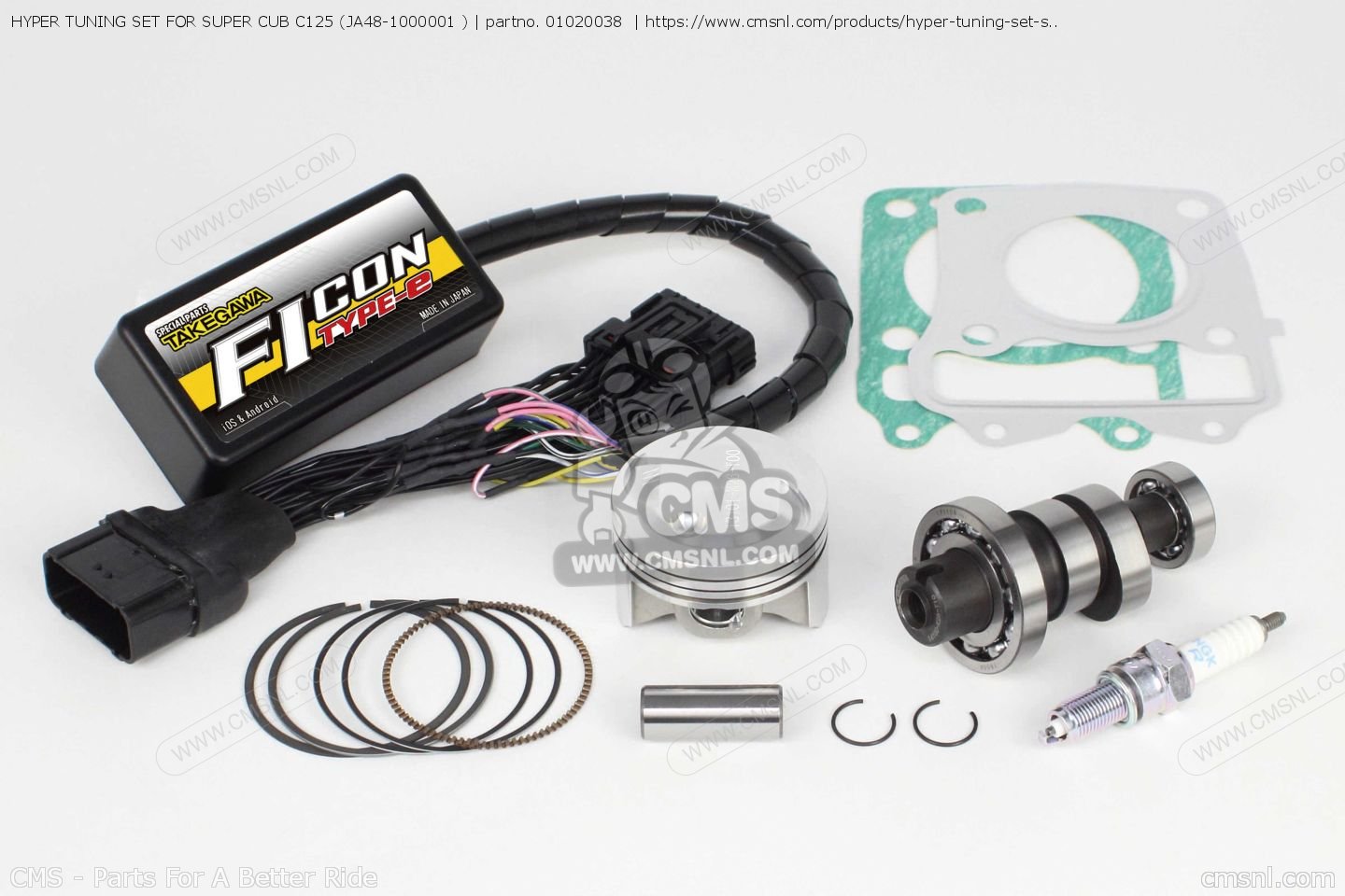 01020038: HYPER TUNING SET FOR SUPER CUB C125 (JA48-1000001 ) Takegawa ...