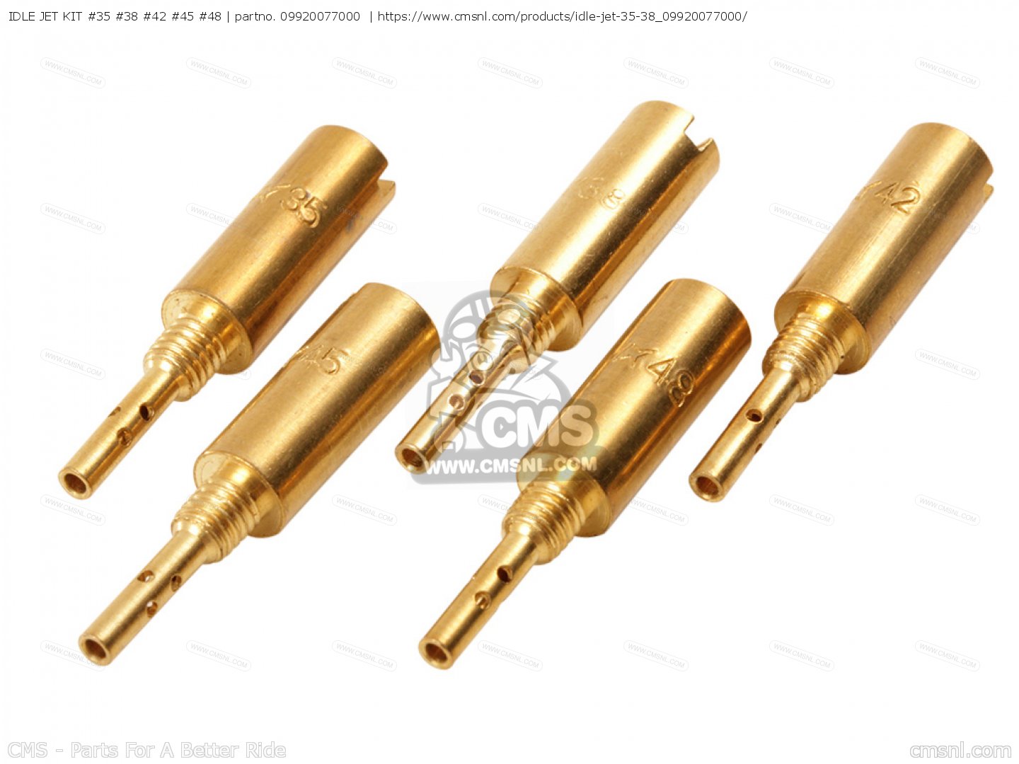 IDLE JET KIT #35 #38 #42 #45 #48 for SL100 MOTOSPORT 1971 K1 USA ...