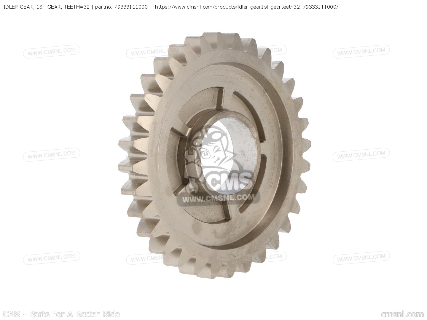 79333111000: IDLER GEAR, 1ST GEAR, TEETH=32 KTM - buy the 79333111000 ...