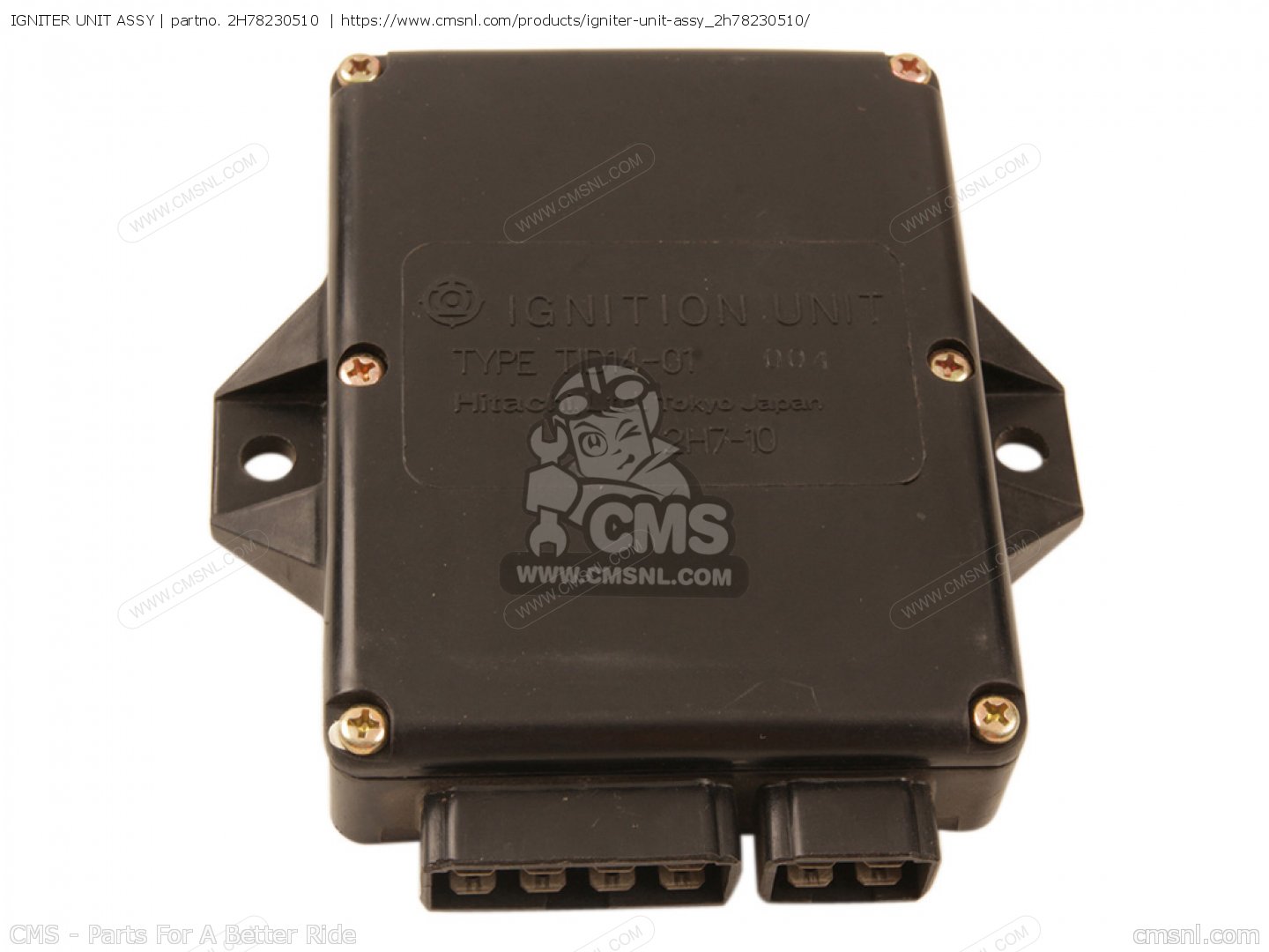 2H78230510: Igniter Unit Assy Yamaha - buy the 2H7-82305-10 at CMSNL