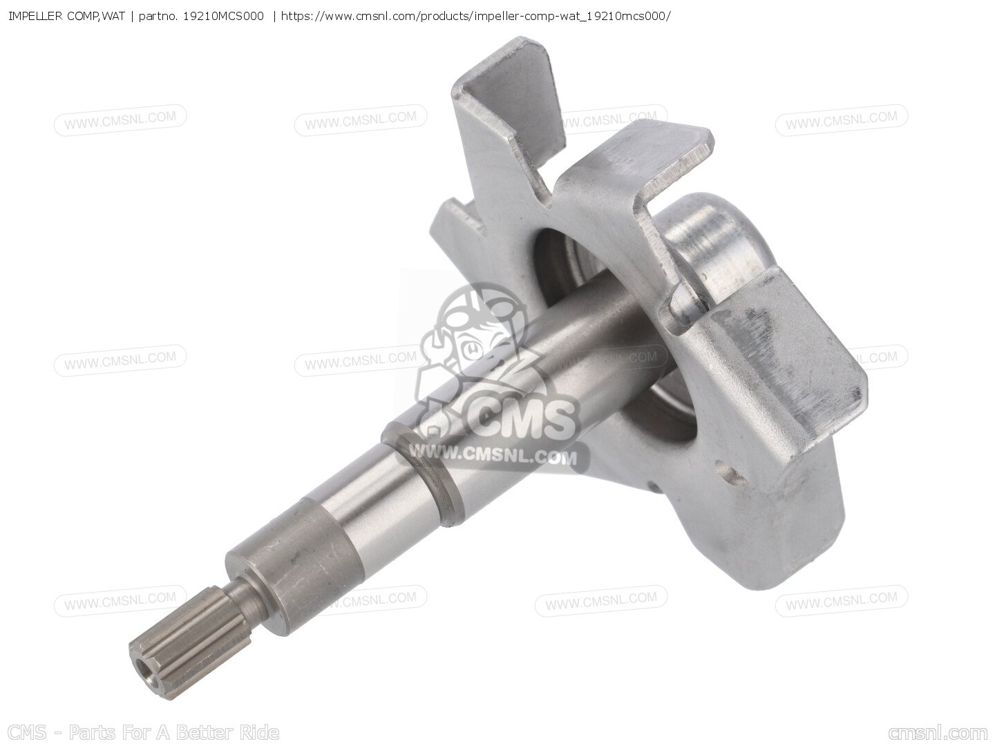 19210MCS000: Impeller Comp,wat Honda - buy the 19210-MCS-000 at CMSNL