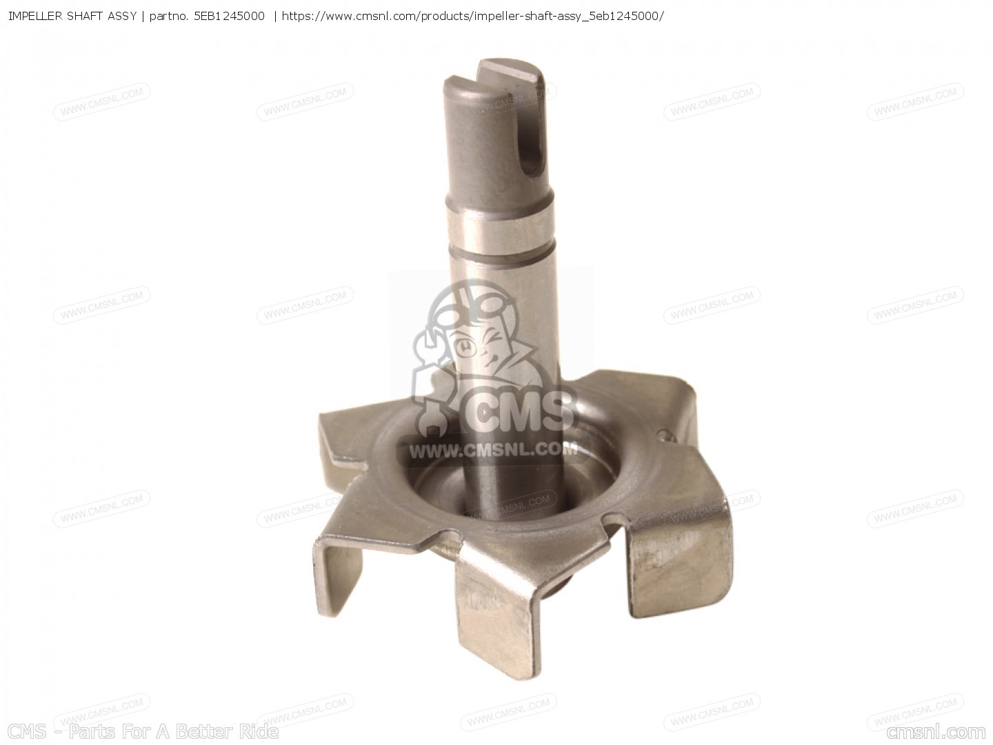 5EB1245000: IMPELLER SHAFT ASSY Yamaha - buy the 5EB-12450-00-00 at CMSNL