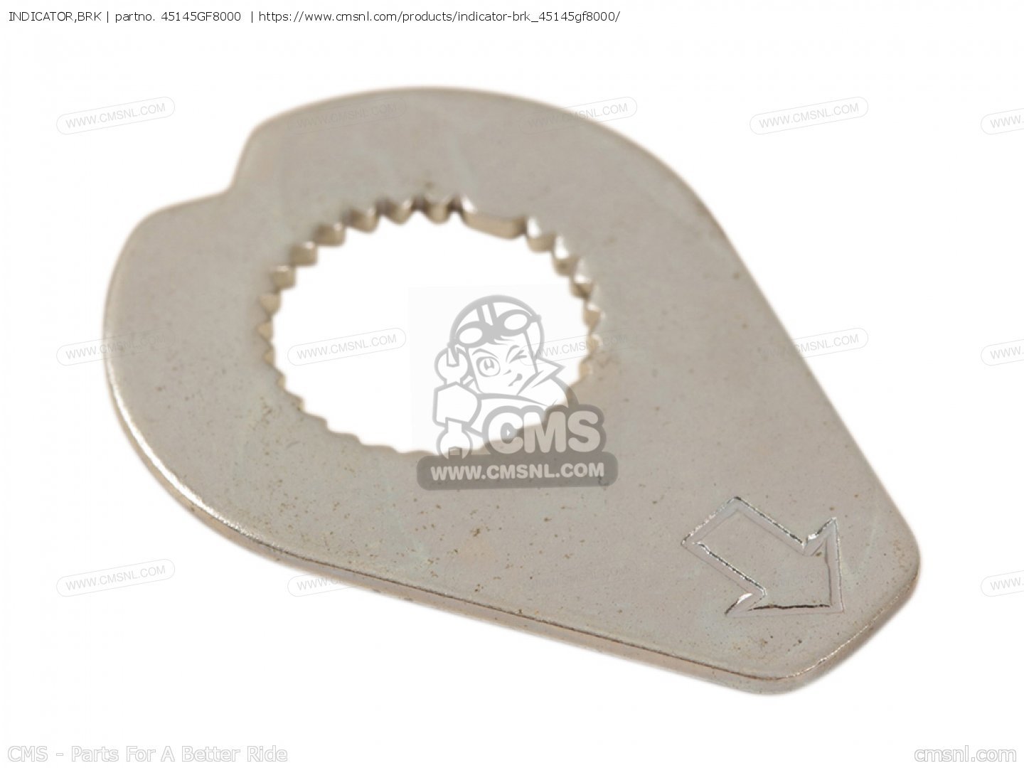 45145GF8000: INDICATOR,BRK Honda - buy the 45145-GF8-000 at CMSNL