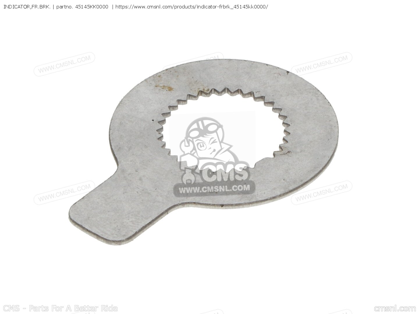 45145KK0000: INDICATOR,FR.BRK. Honda - buy the 45145-KK0-000 at CMSNL