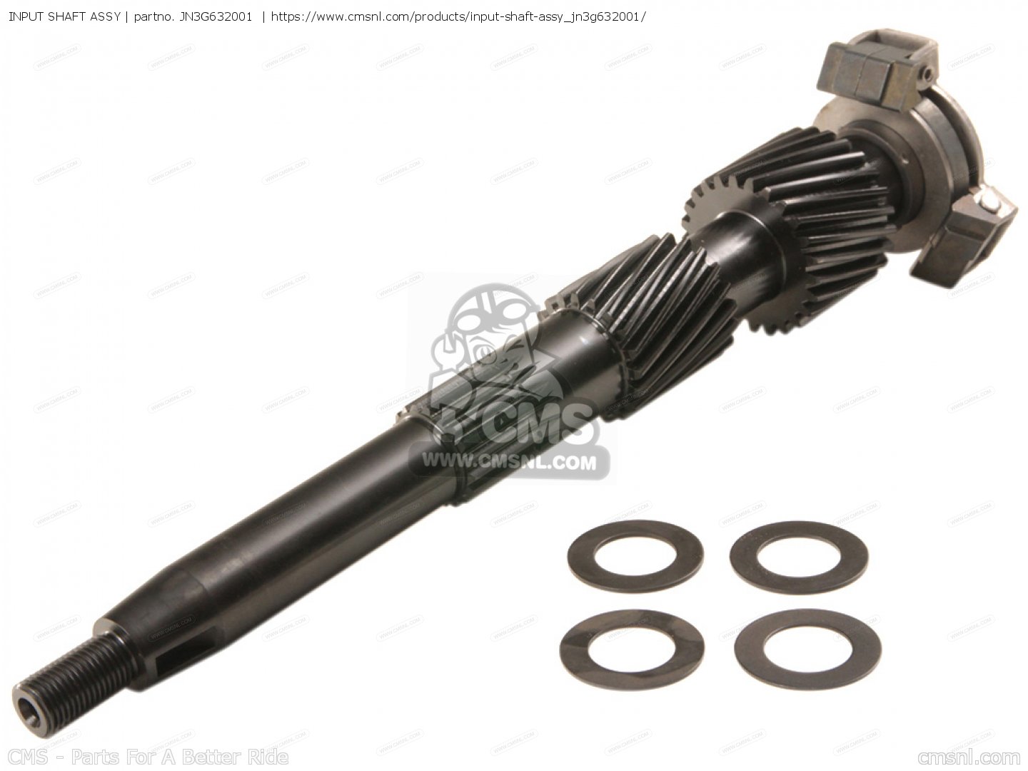 JN3G632001: INPUT SHAFT ASSY Yamaha - buy the JN3-G6320-01-00 at CMSNL
