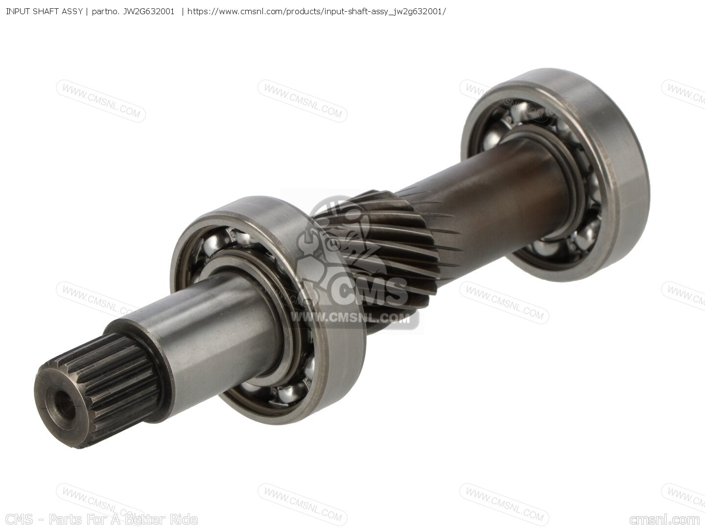 JW2G632001: INPUT SHAFT ASSY Yamaha - buy the JW2-G6320-01-00 at CMSNL