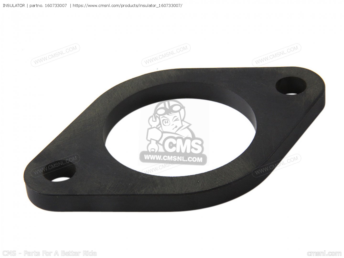 160733007: INSULATOR Kawasaki - buy the 16073-3007 at CMSNL