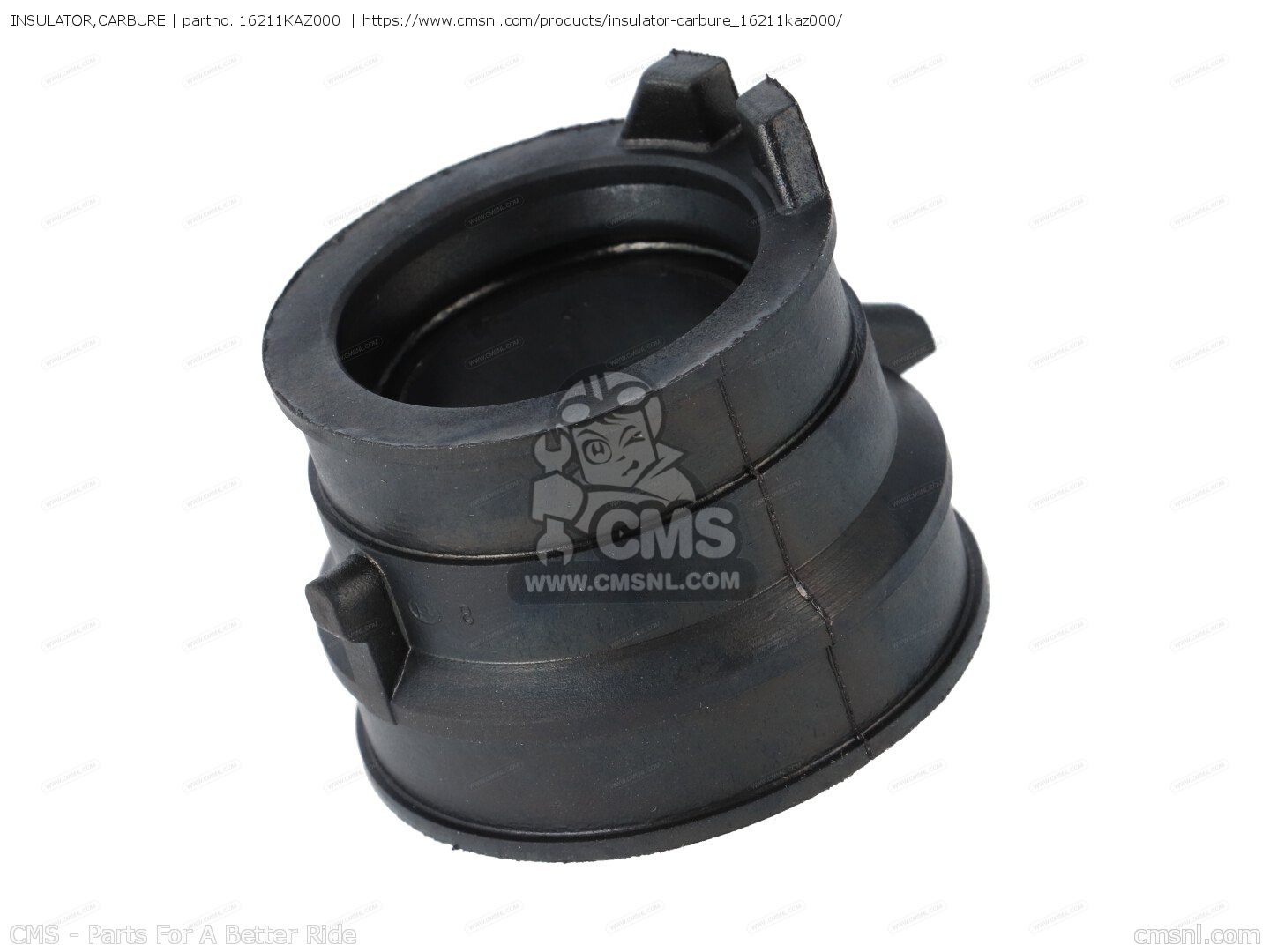 16211KAZ000: INSULATOR,CARBURE Honda - buy the 16211-KAZ-000 at CMSNL
