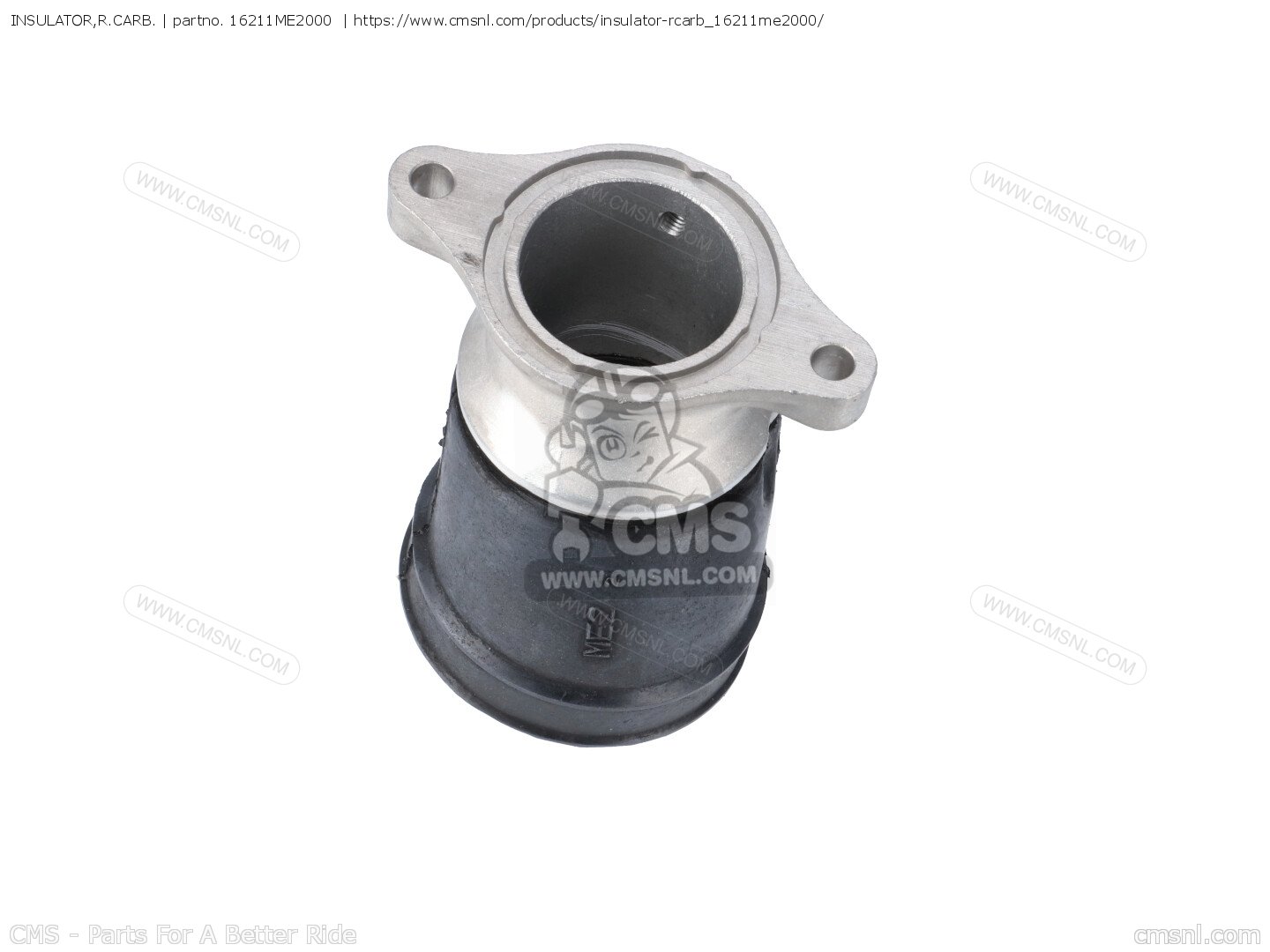 16211ME2000: INSULATOR,R.CARB. Honda - buy the 16211-ME2-000 at CMSNL