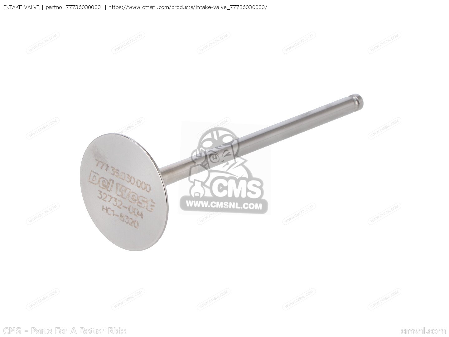 77736030000: INTAKE VALVE KTM - buy the 77736030000 at CMSNL