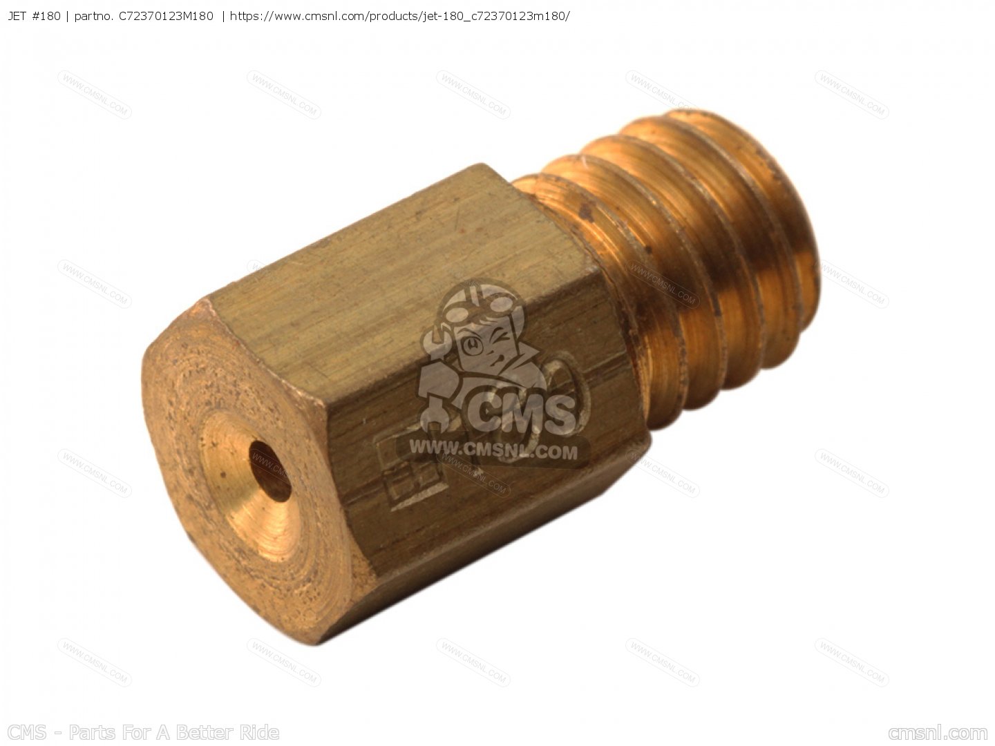 C72370123M180: JET #180 Honda - buy the C7237-012-3M180 at CMSNL