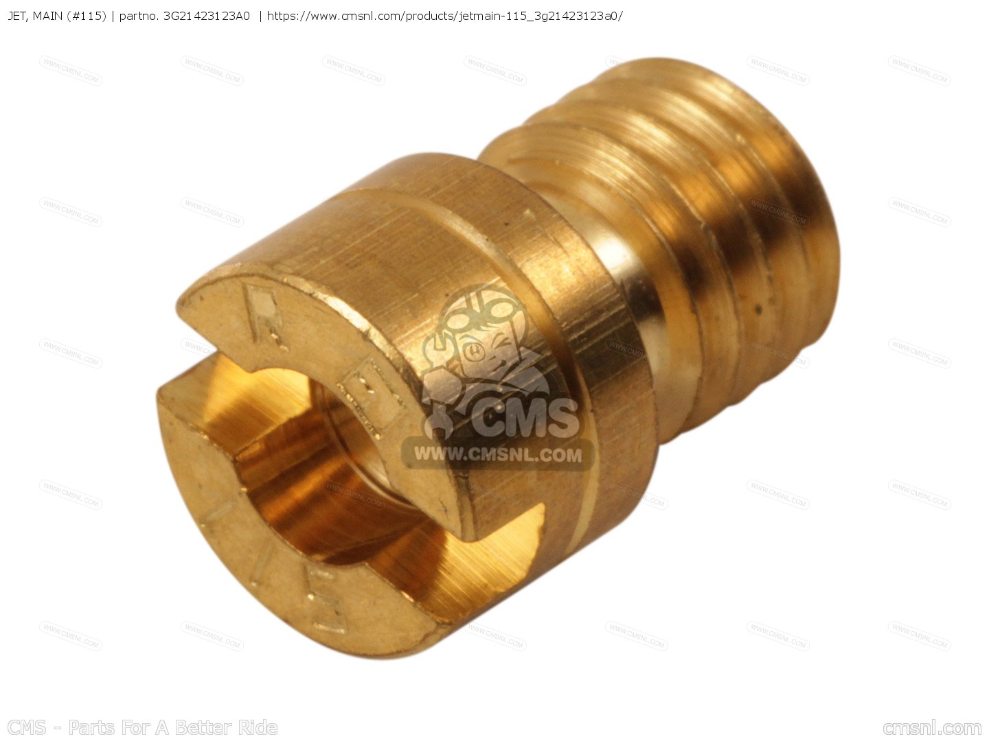 3G21423123A0: JET, MAIN (#115) Yamaha - buy the 3G2-14231-23-A0 at CMSNL
