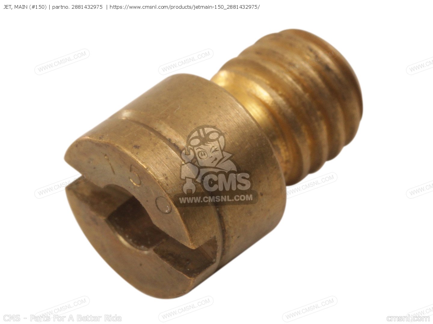 2881432975: JET, MAIN (#150) Yamaha - buy the 288-14329-75-00 at CMSNL