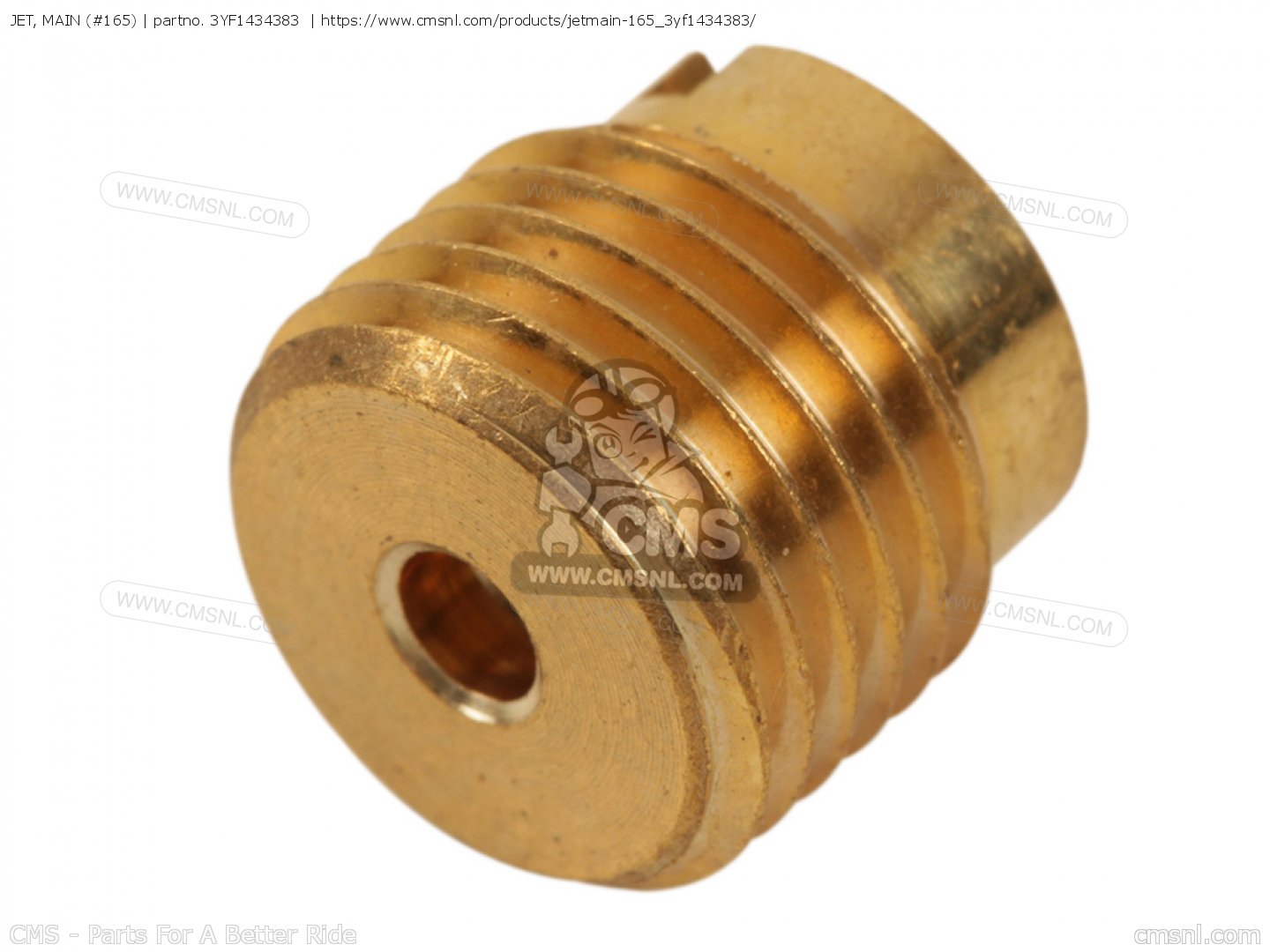3YF1434383: JET, MAIN (#165) Yamaha - buy the 3YF-14343-83-00 at CMSNL