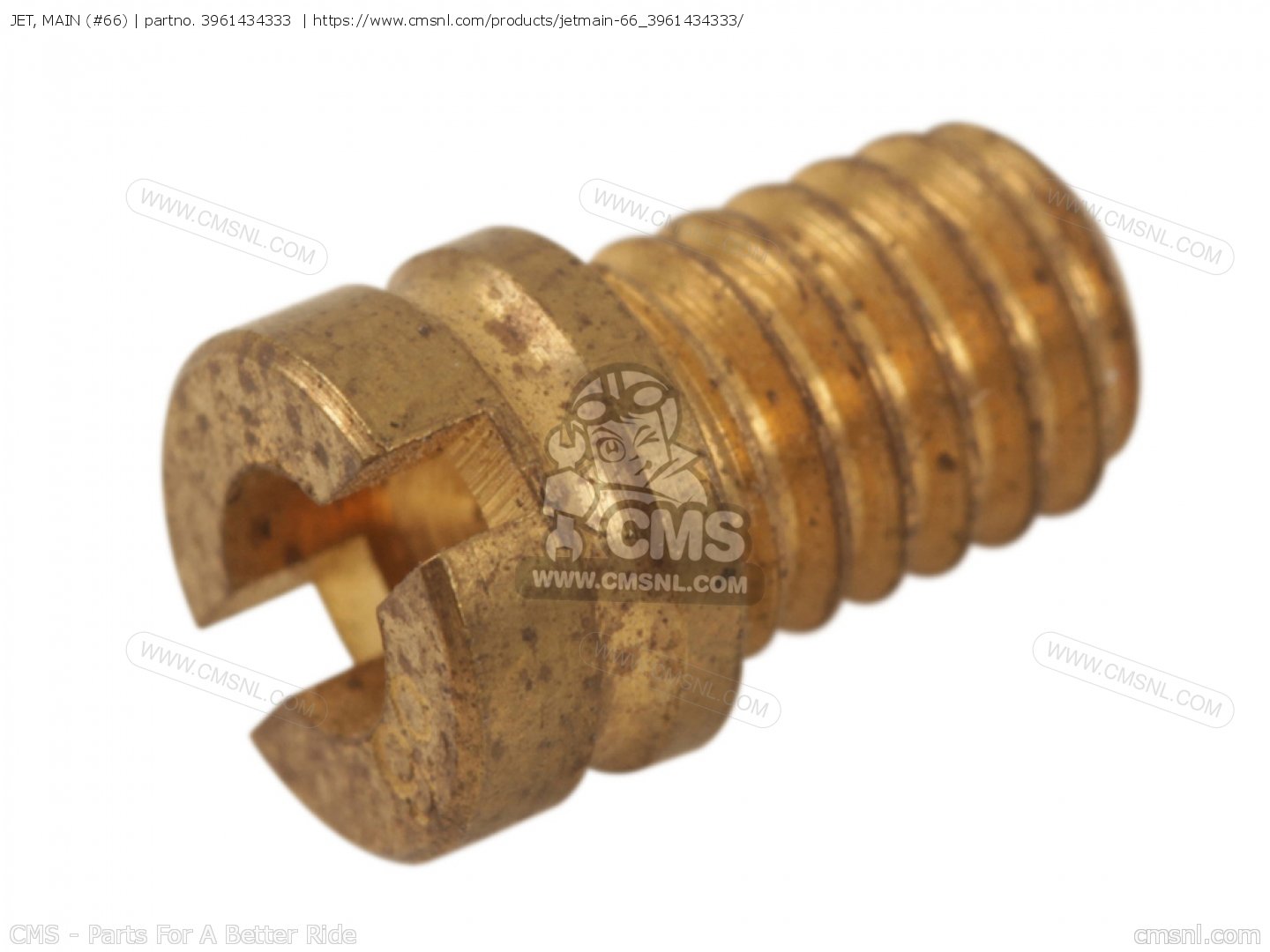 3961434333: JET, MAIN (#66) Yamaha - buy the 396-14343-33-00 at CMSNL