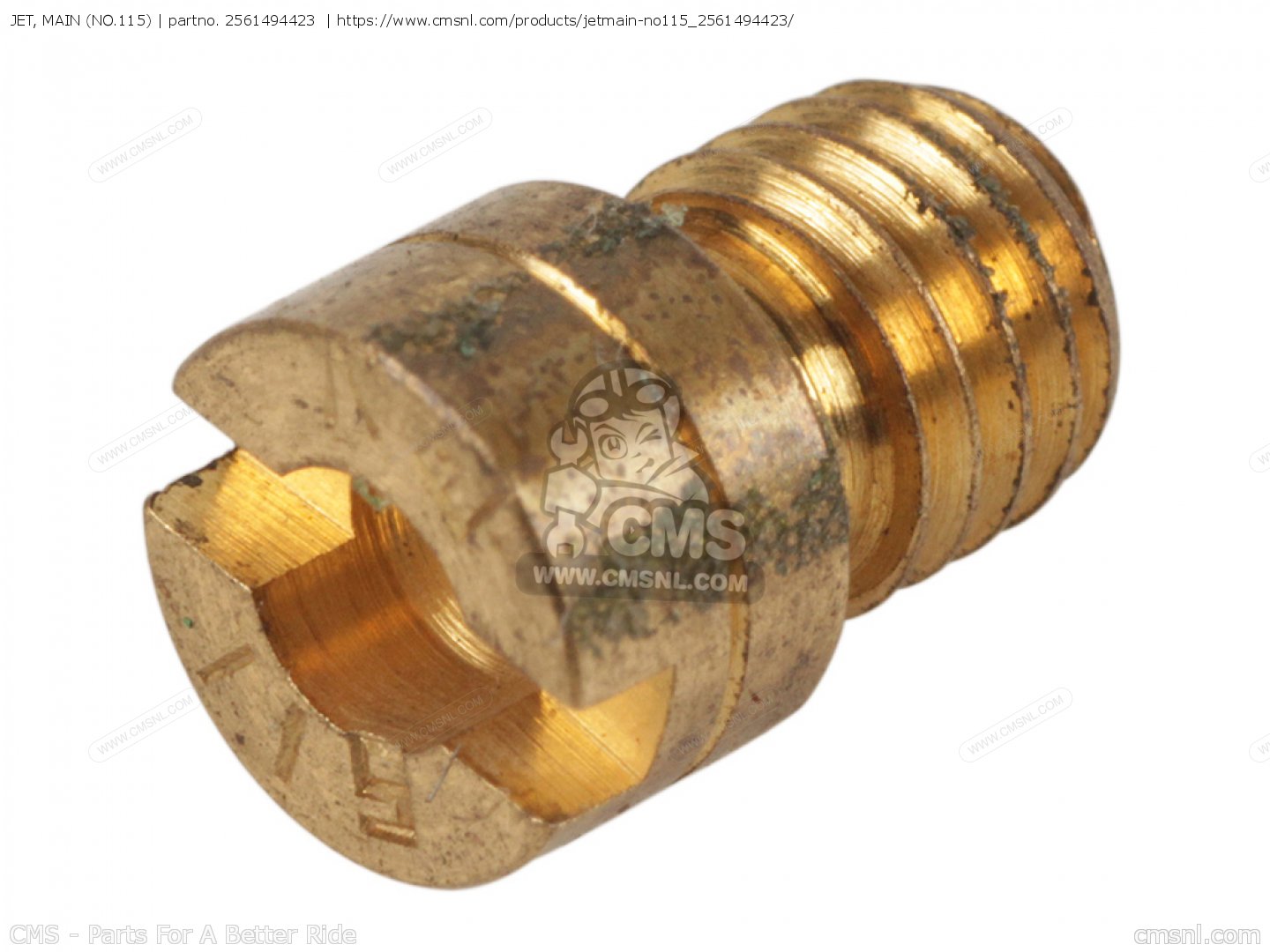2561494423: JET, MAIN (NO.115) Yamaha - buy the 256-14944-23-00 at CMSNL