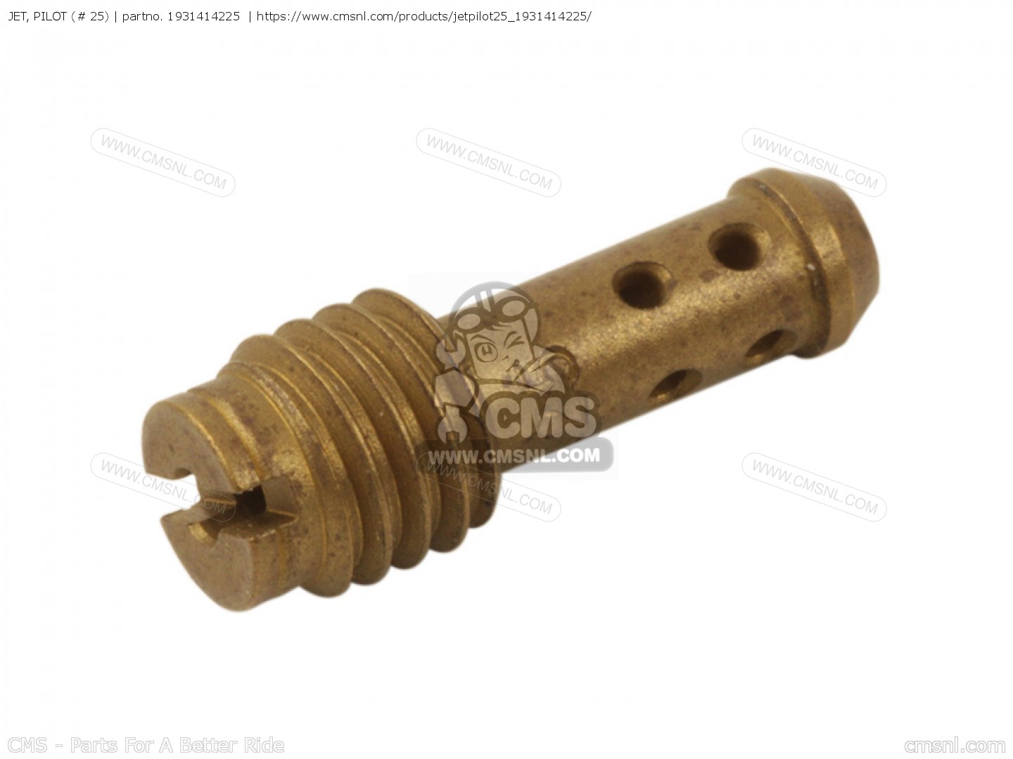 1931414225: JET, PILOT (# 25) Yamaha - buy the 193-14142-25-00 at CMSNL