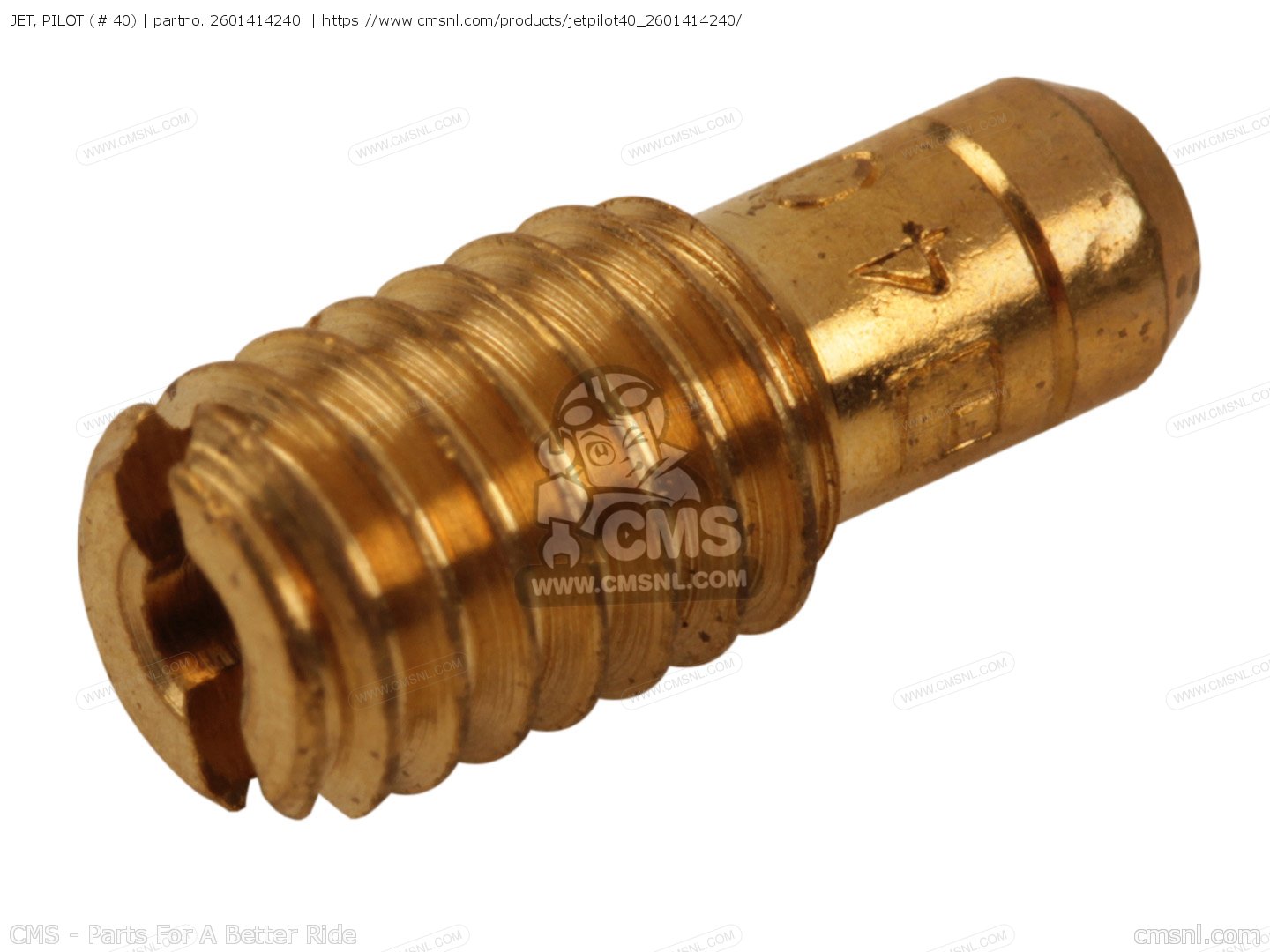 2601414240: JET, PILOT (# 40) Yamaha - buy the 260-14142-40-00 at CMSNL