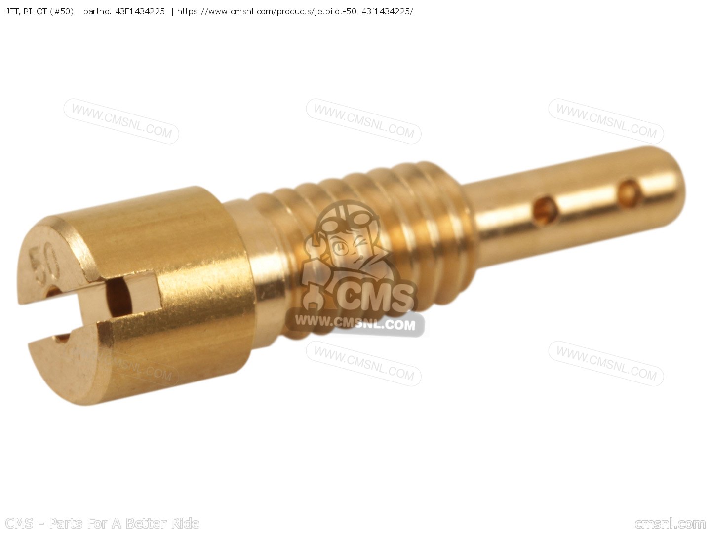 JET, PILOT (#50) for Yamaha - order at CMSNL