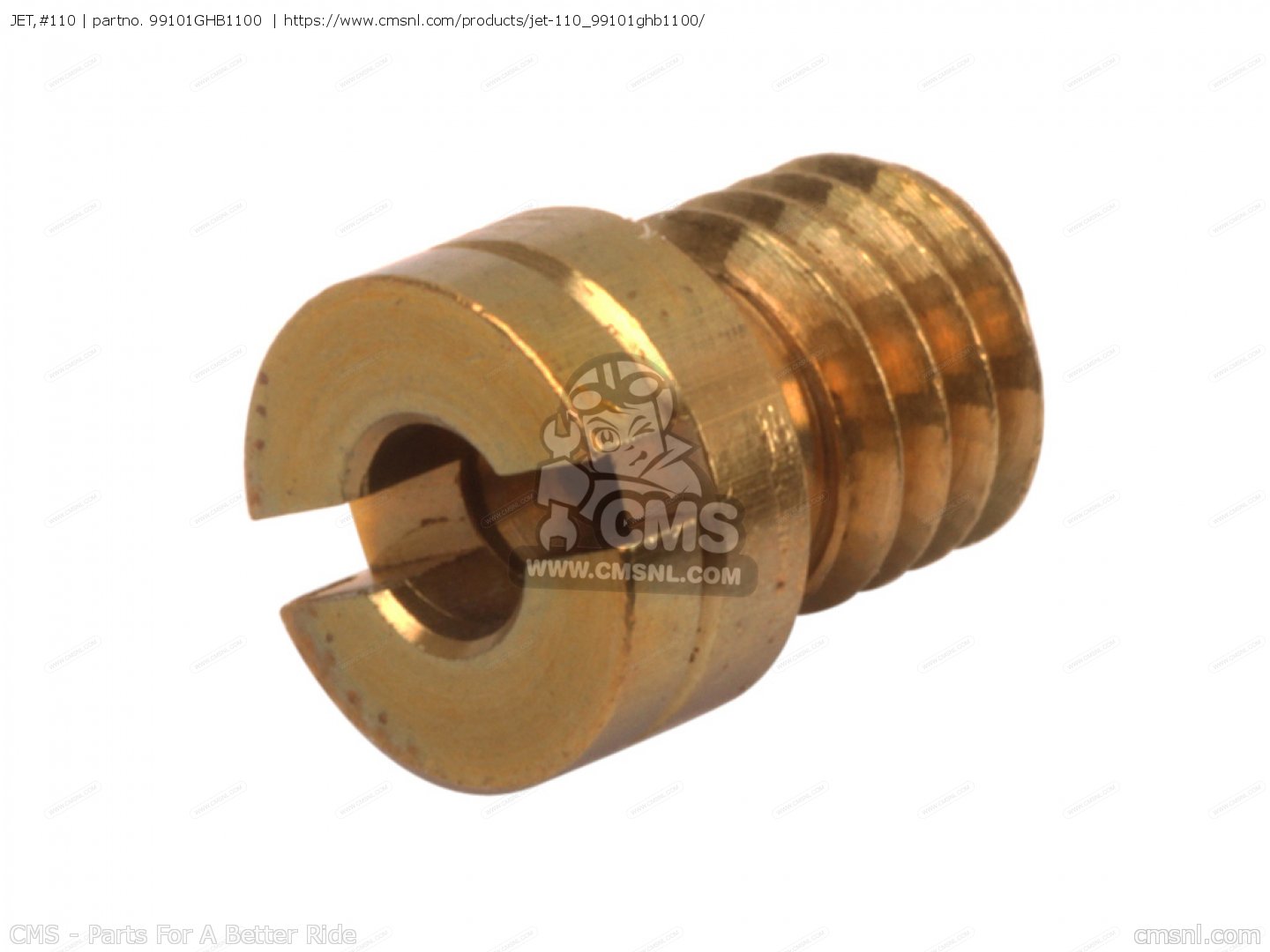 99101GHB1100: JET,#110 Honda - buy the 99101-GHB1100 at CMSNL