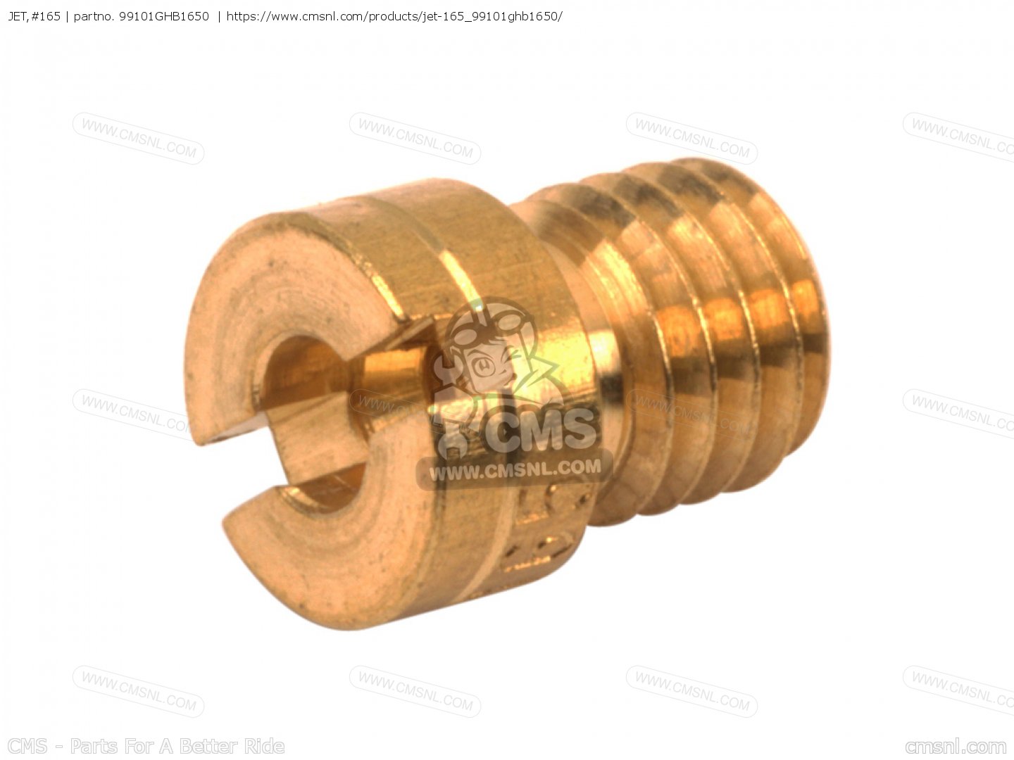 99101GHB1650: JET,#165 Honda - buy the 99101-GHB1650 at CMSNL