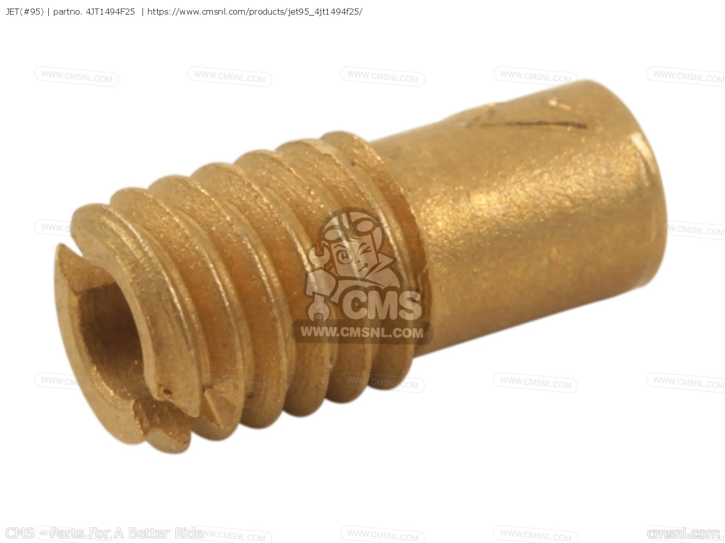 4JT1494F25: Jet(#95) Yamaha - buy the 4JT-1494F-25-00 at CMSNL