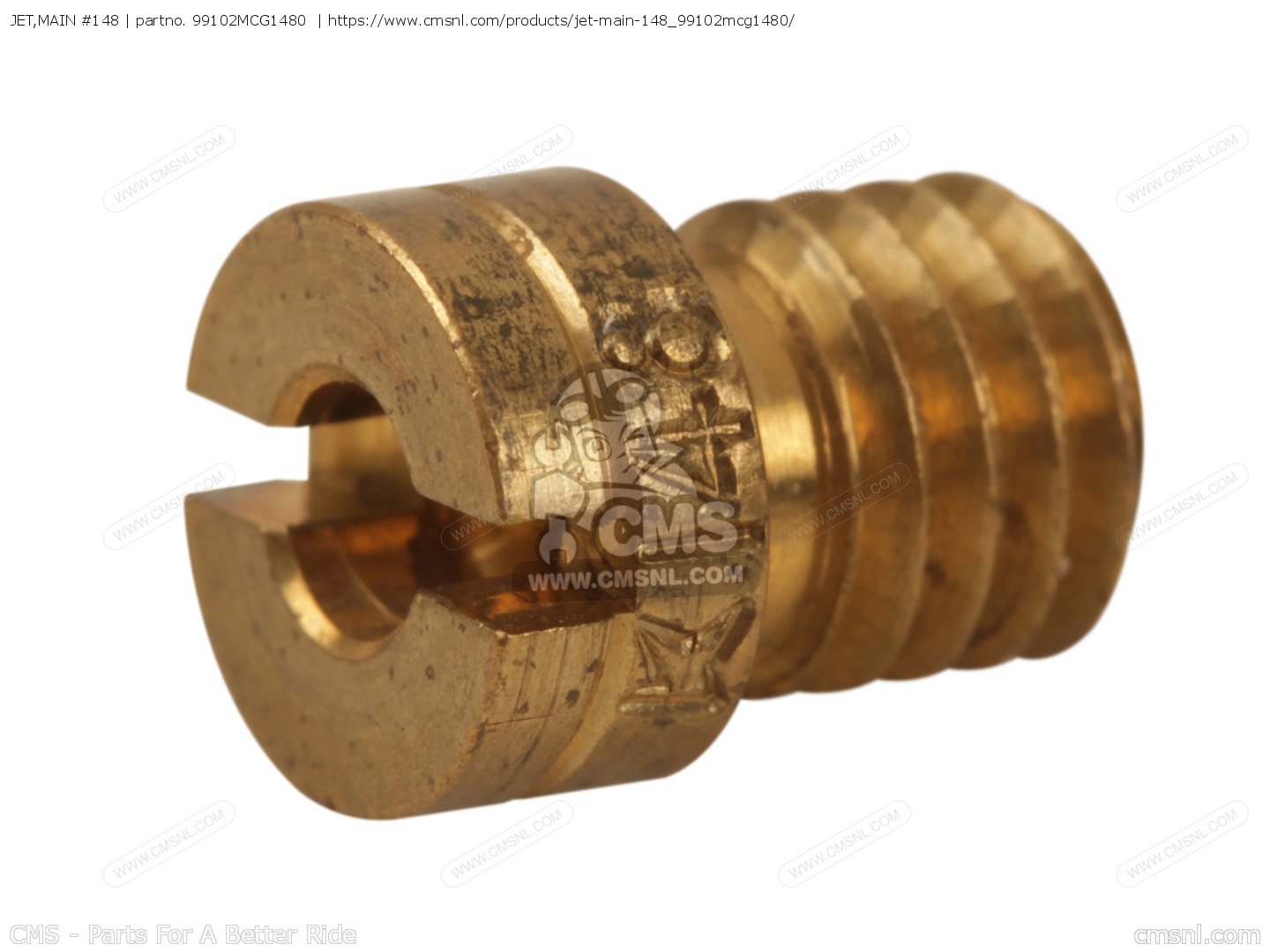 99102MCG1480: JET,MAIN #148 Honda - buy the 99102-MCG1480 at CMSNL
