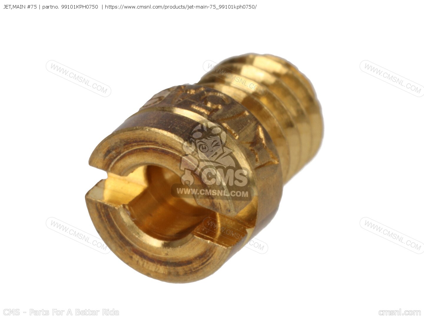 JET,MAIN #75 for Honda - order at CMSNL