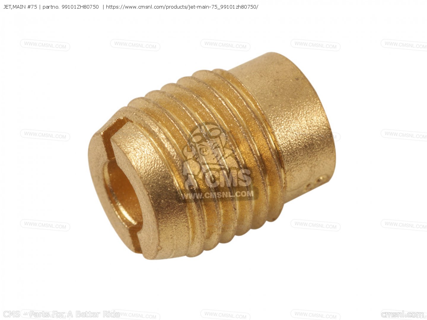99101ZH80750：JET,MAIN #75 Honda - CMSNLで99101-ZH80750を購入する。