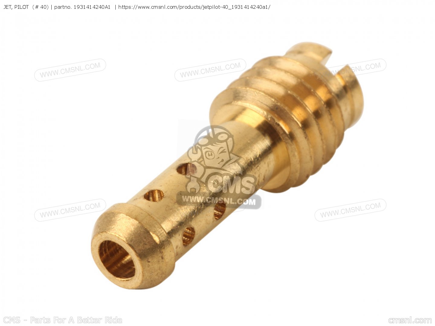 1931414240A1: Jet, Pilot (# 40) Yamaha - buy the 193-14142-40-A1 at CMSNL