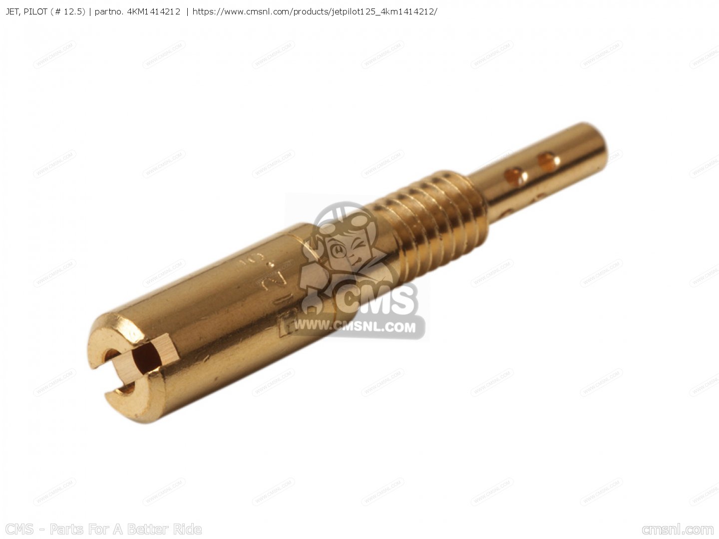 4KM1414212: Jet, Pilot (# 12.5) Yamaha - buy the 4KM-14142-12-00 at CMSNL