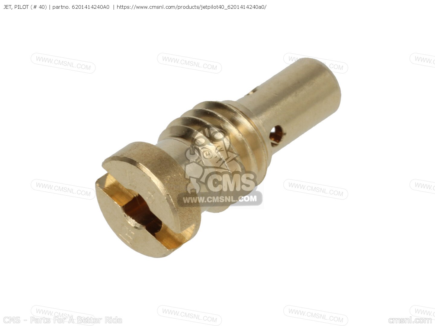 6201414240A0: Jet, Pilot (# 40) Yamaha - buy the 620-14142-40-A0 at CMSNL