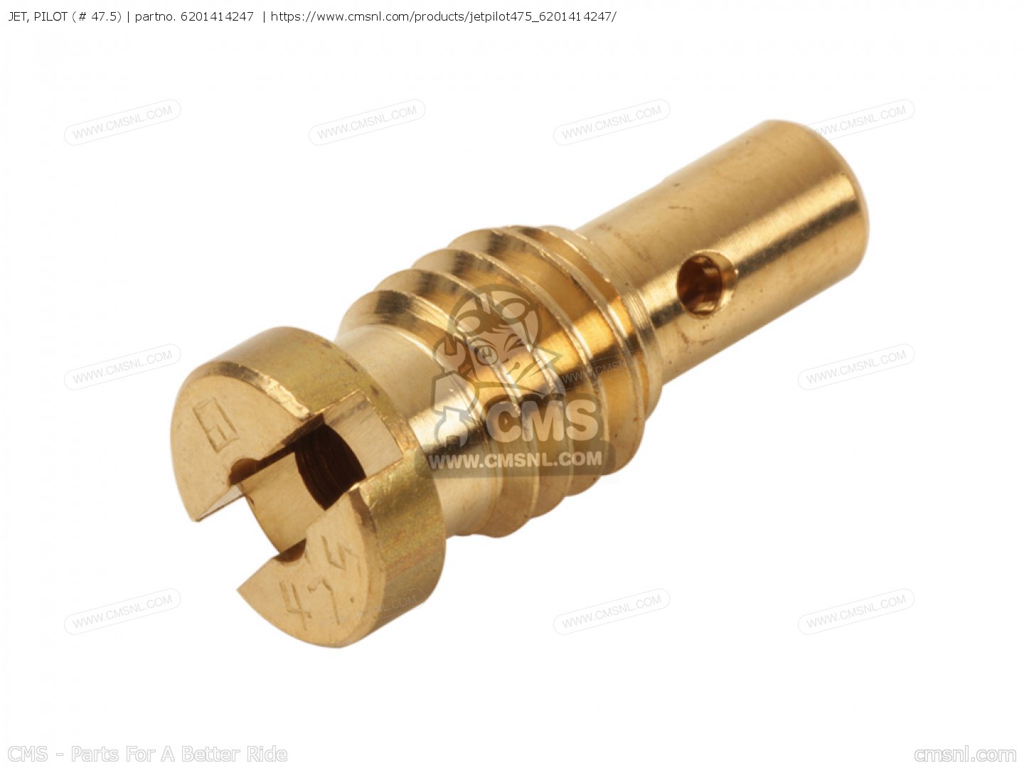 JET, PILOT (# 47.5) for YS624TM SNOW BLOWER 1988 - order at CMSNL