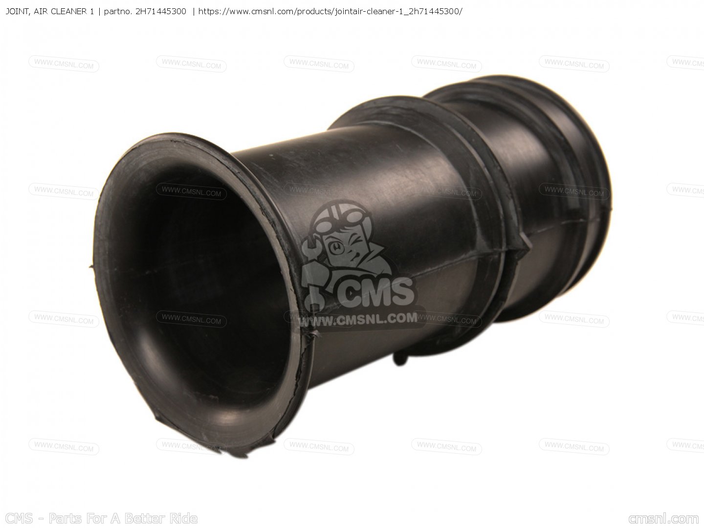 2H71445300: JOINT, AIR CLEANER 1 Yamaha - buy the 2H7-14453-00-00 at CMSNL