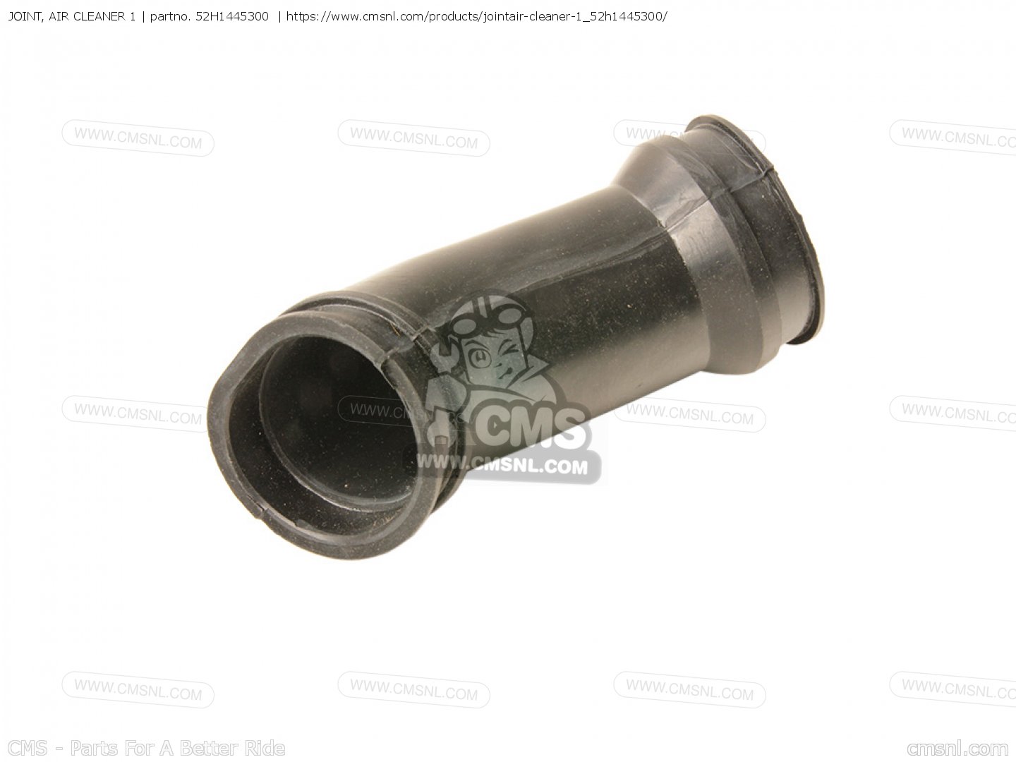 52H1445300: JOINT, AIR CLEANER 1 Yamaha - buy the 52H-14453-00-00 at CMSNL